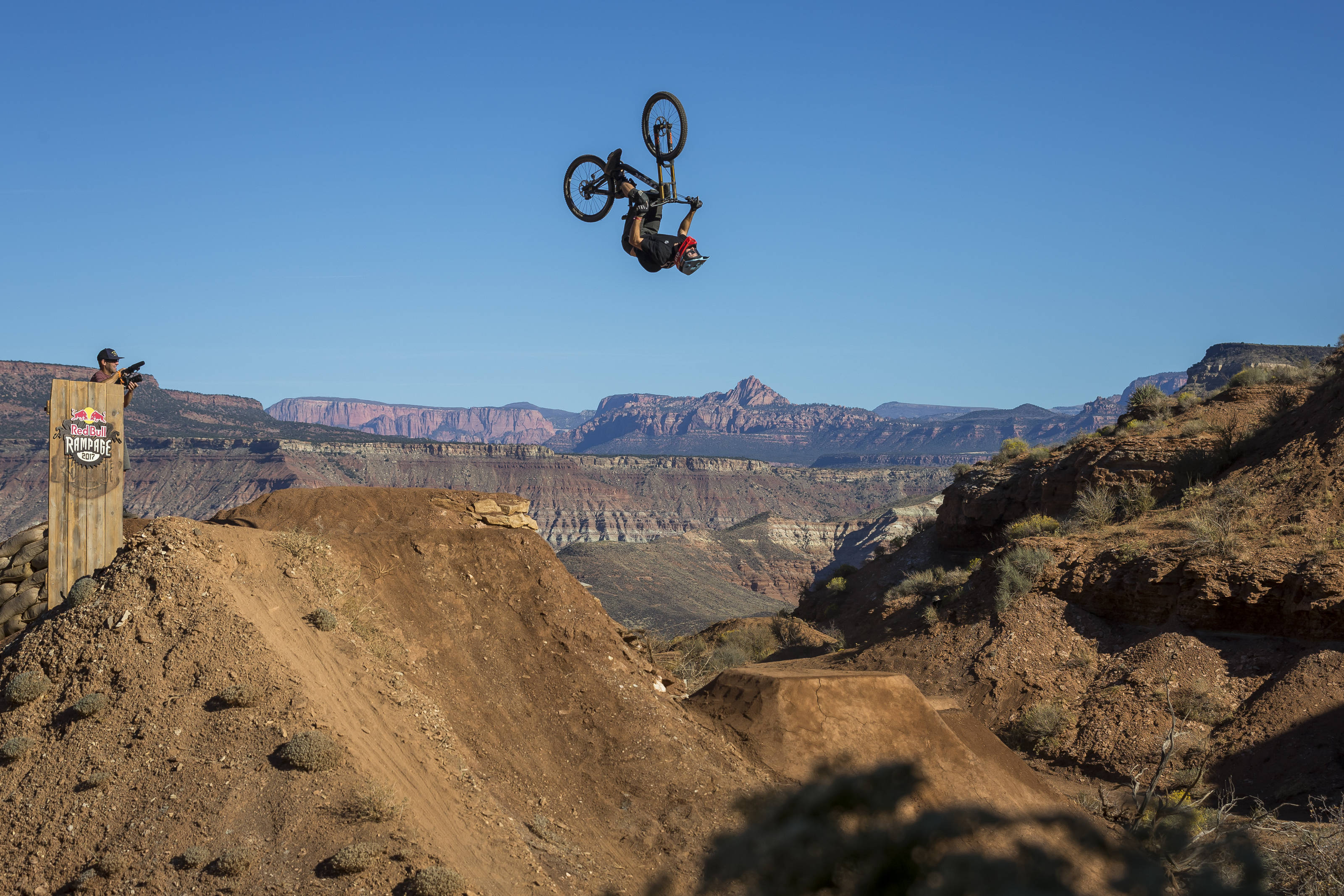 Brett Rheeder - Red Bull Rampage 2017 Practice Session - Mountain ...