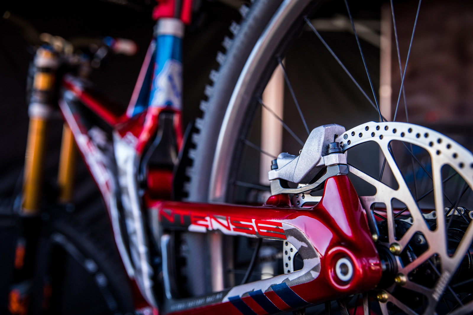 Aaron Gwin's Intense M29 at 2019 Worlds MSA - Aaron Gwin's Intense M279 ...