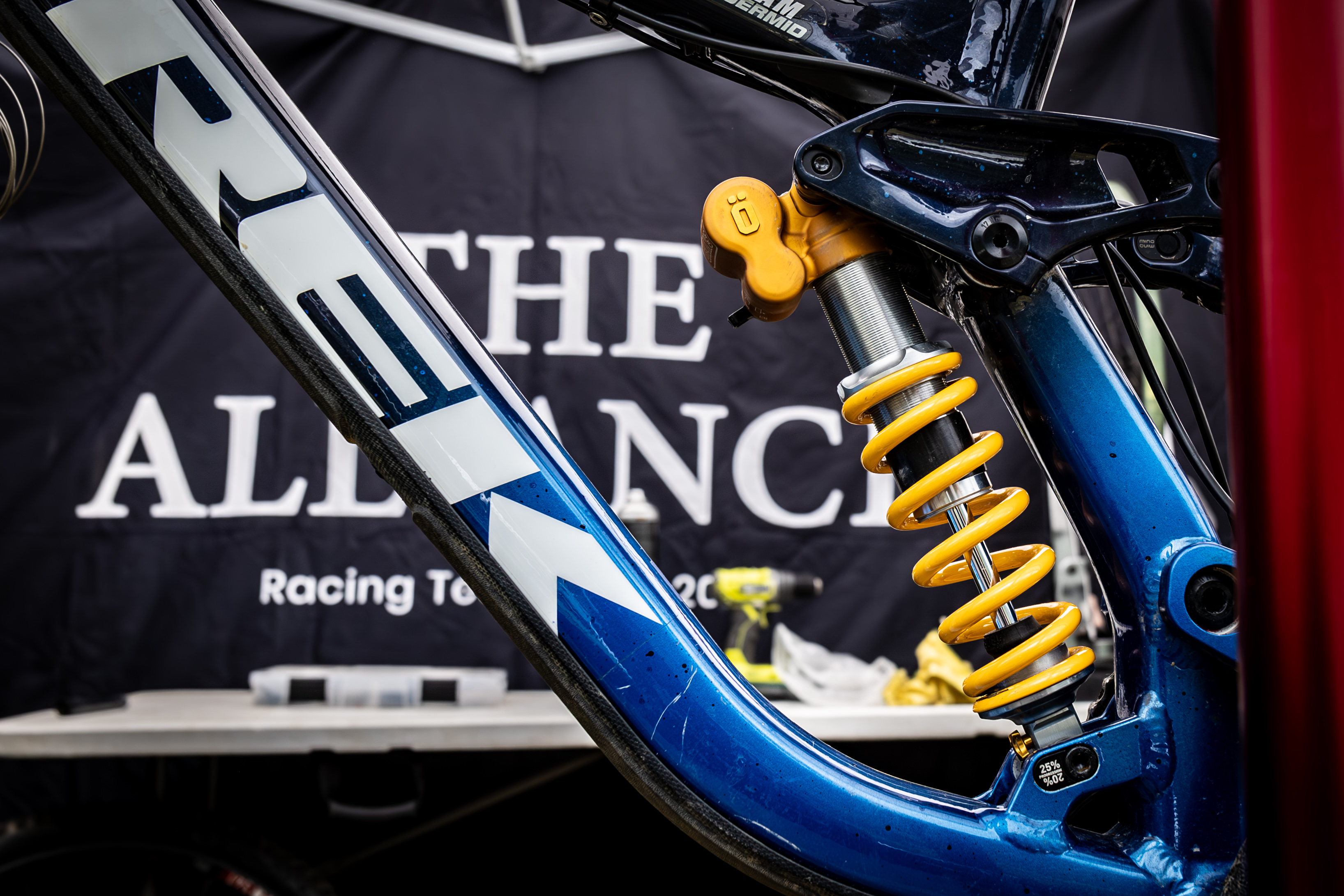 The Alliance pits - PIT BITS 2 - Val di Sole World Cup Downhill ...