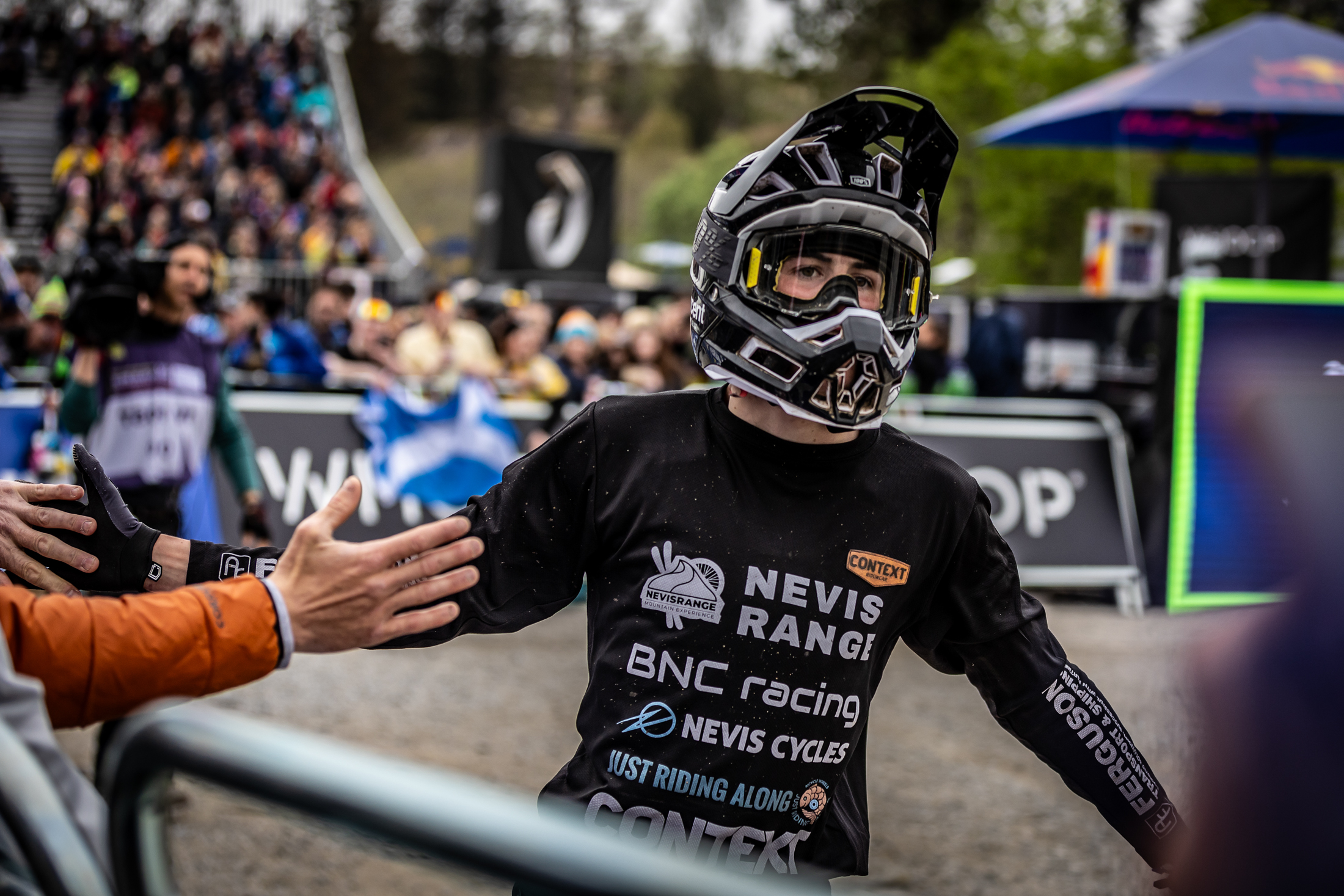 Daniel Parfitt - Fort William World Cup Downhill Race Day - Mountain ...