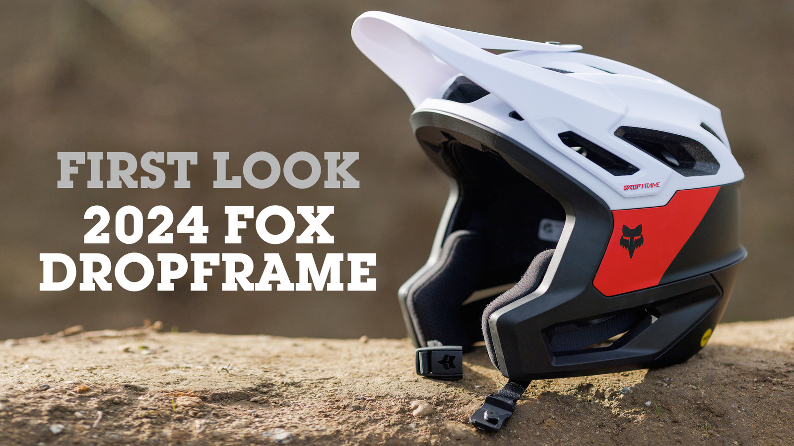 First Look - 2024 Fox Dropframe 3/4 Enduro Helmet - Mountain Bike ...