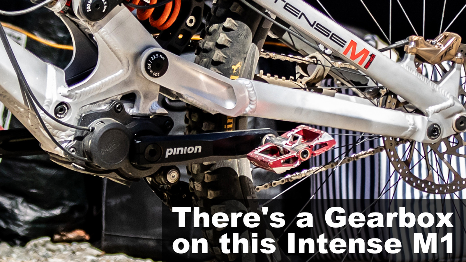 John Hall and the Intense M1 Downhill Bike with a Pinion Gearbox ...