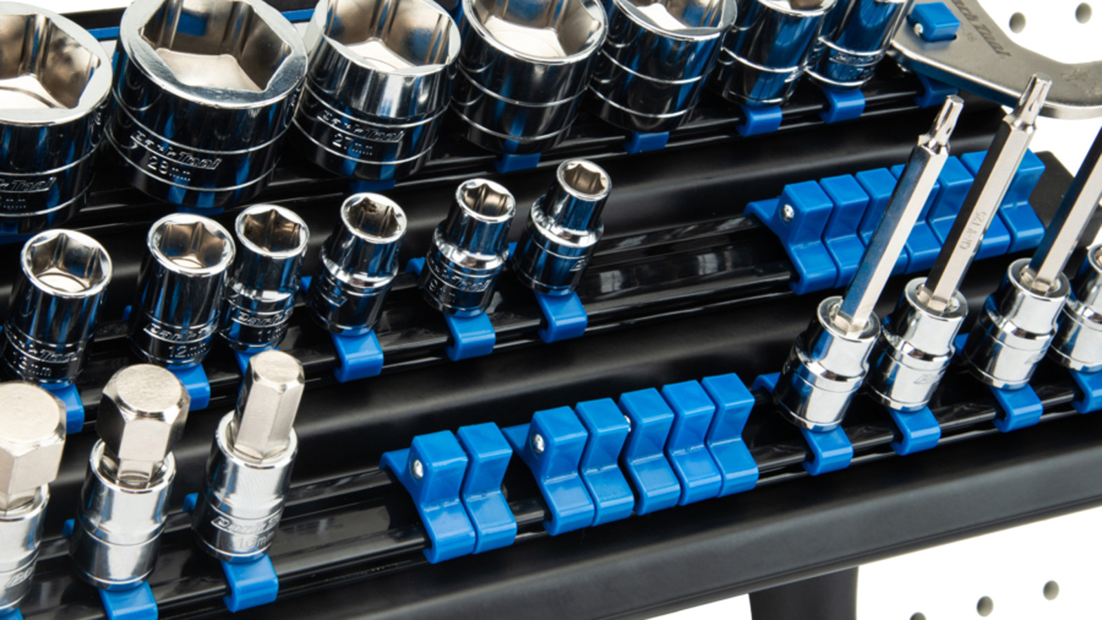 Park Tool Wall-Mounted Socket, Bit & Torque Tool Organizer JH-3 ...