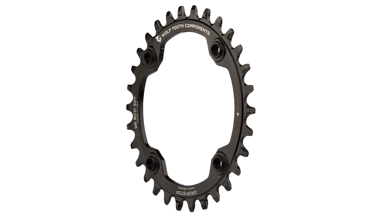 Wolf Tooth 96 mm Symmetrical BCD Chainrings for Shimano Compact Triple ...