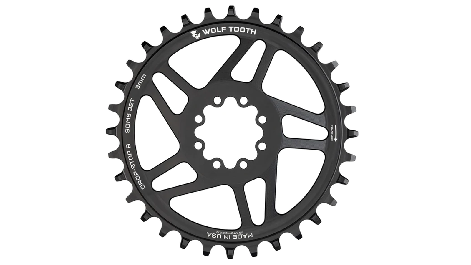 Wolf Tooth Direct Mount Chainrings for SRAM 8-Bolt Mountain Cranks ...