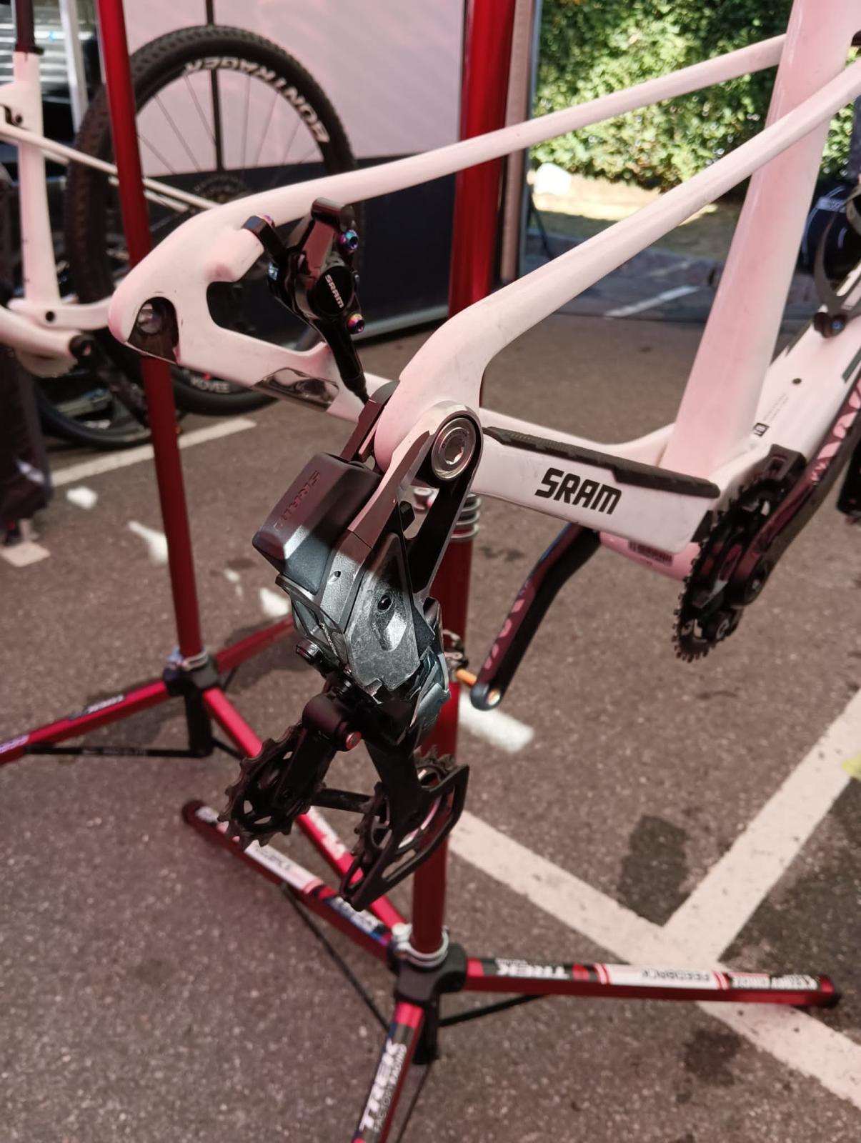 Prototype SRAM AXS Drivetrain at World Champs - New SRAM Drivetrain at ...