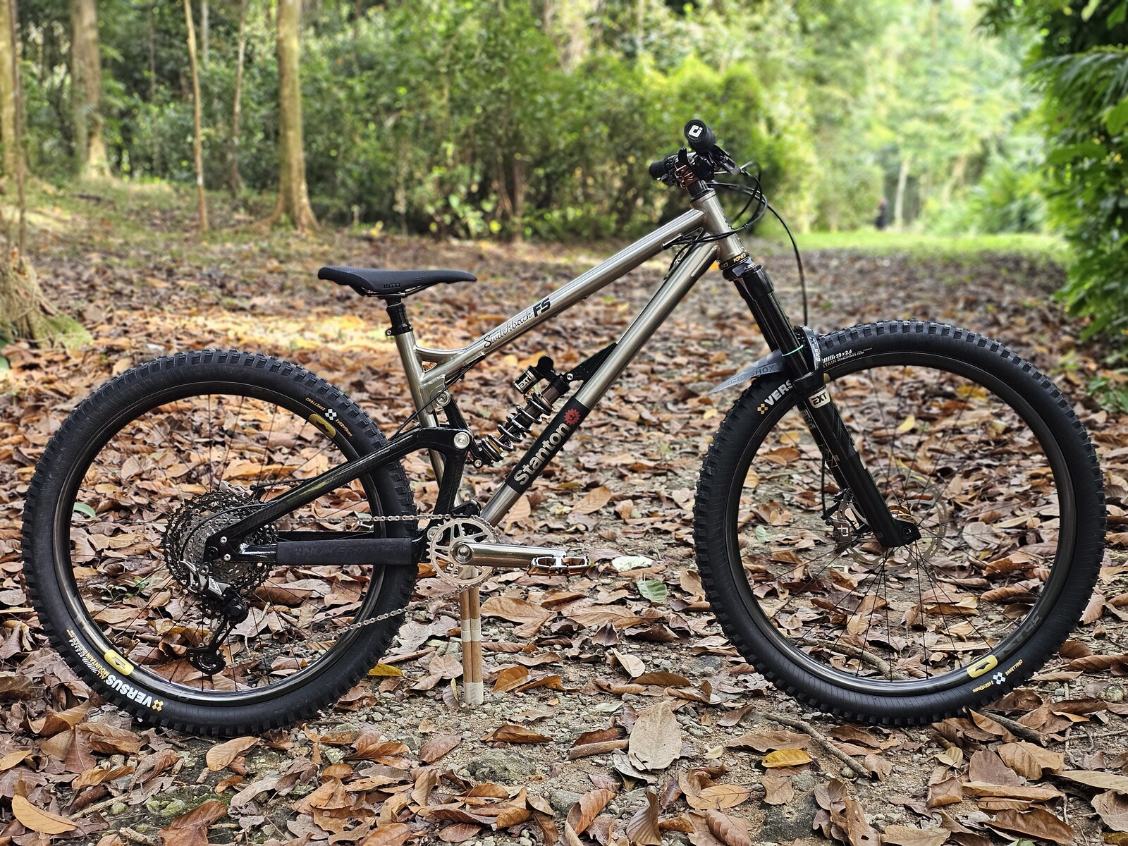 Stanton Switchback FS Ti mullet (Grail build) - Mr.E's Bike Check - Vital MTB