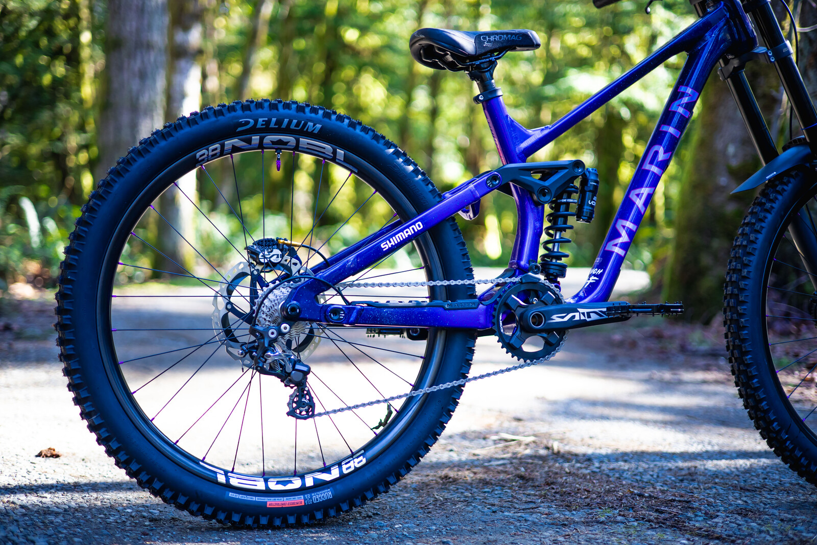 Mark Matthews' Marin Quake - NOBL Wheels's Bike Check - Vital MTB