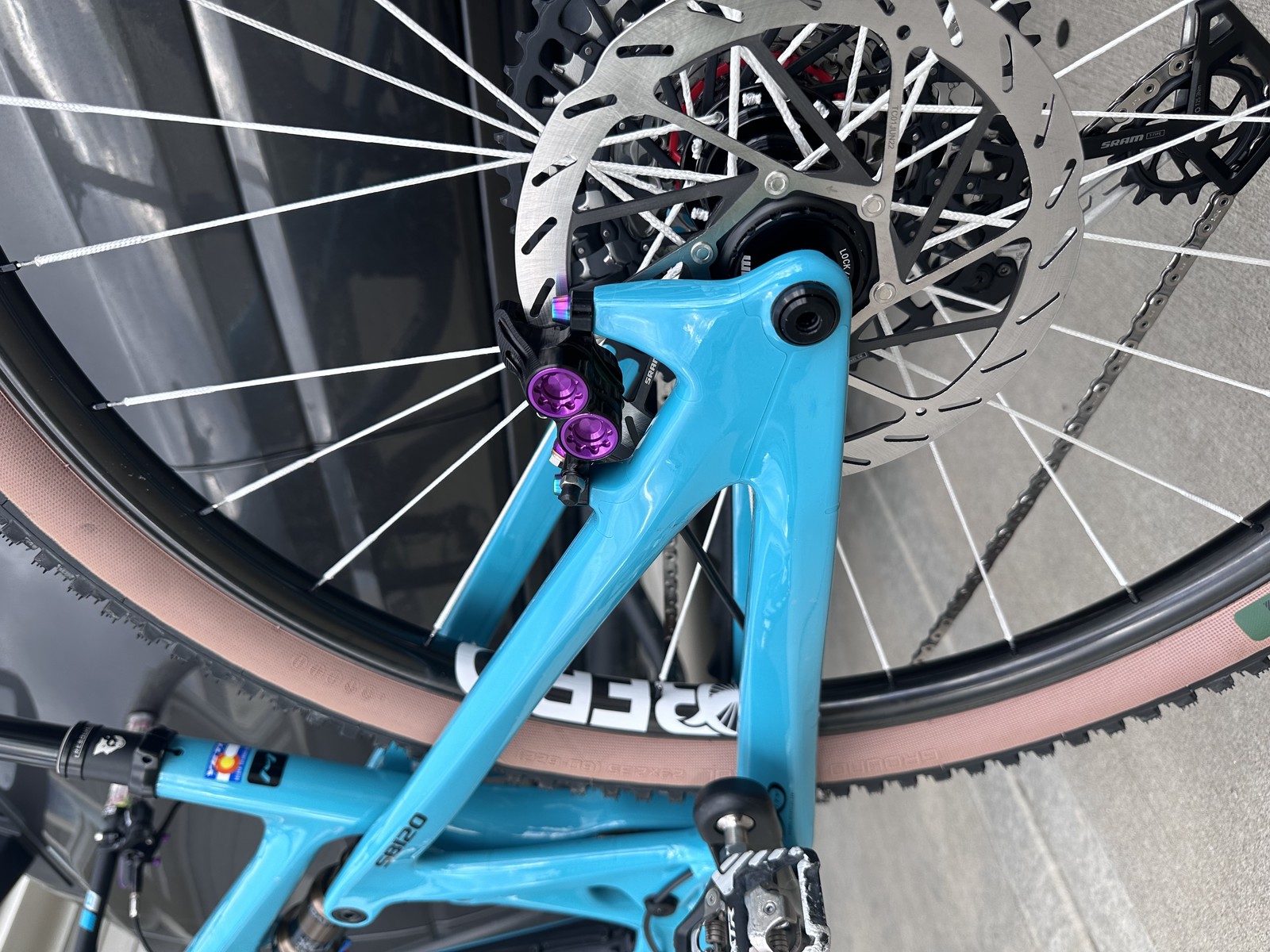 Yeti SB120 Turq - Custom - Shred KC's Bike Check - Vital MTB