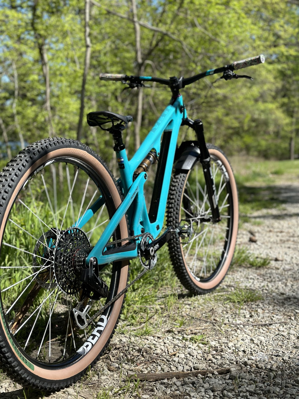 Yeti SB120 Turq - Custom - Shred KC's Bike Check - Vital MTB