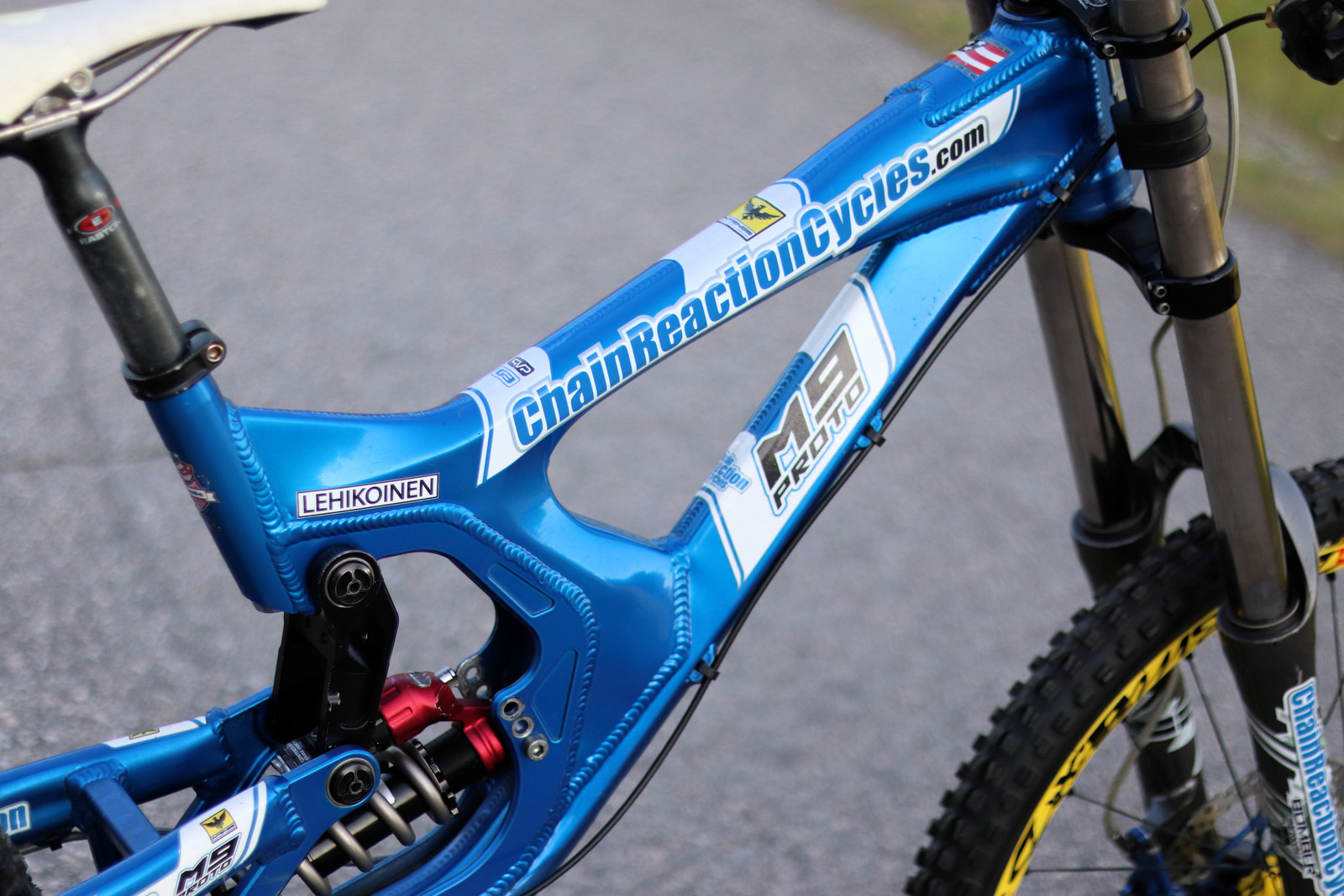 Intense M9 Proto - Matti Lehikoinen's CRC Intense 2010 team bike - Dami ...