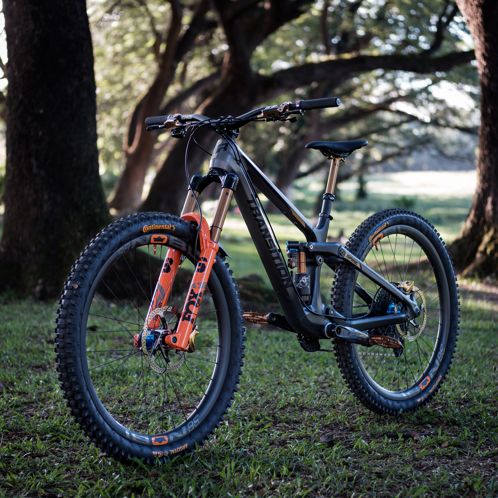 Transition Spire 2023 (Fade To Black) - Julius Ryan's Bike Check - Vital MTB