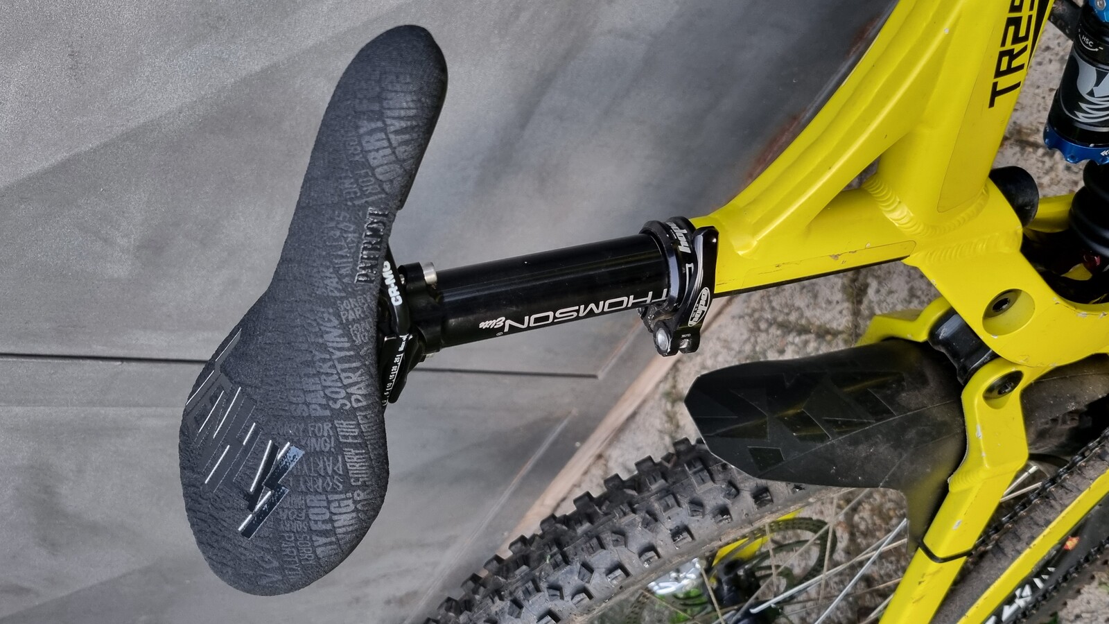 Transition TR250 FR custom - Bubelud's Bike Check - Vital MTB