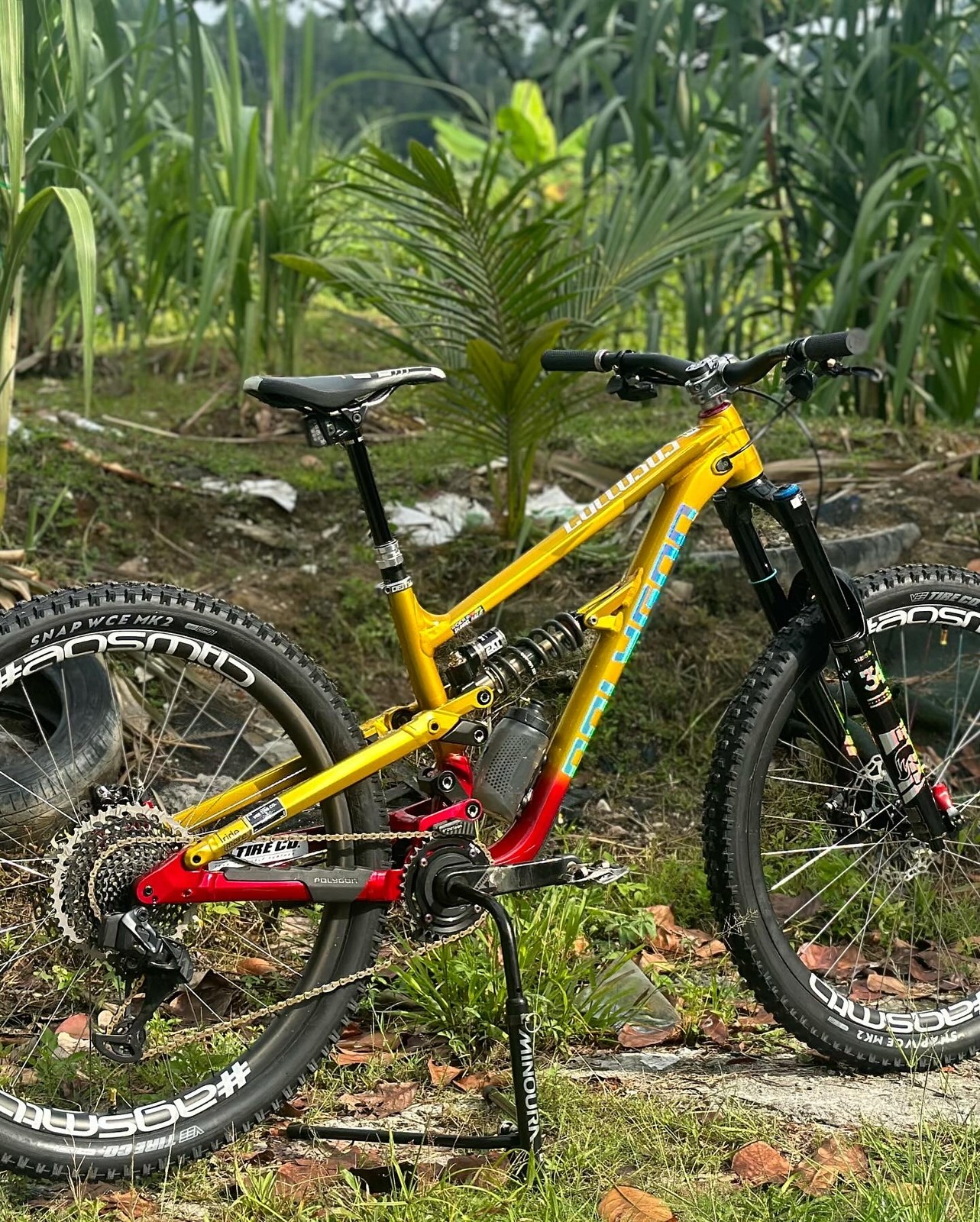 POLYGON COLLOSUS N9 CUSTOM BUILD - AGS HOLESHOT's Bike Check - Vital MTB