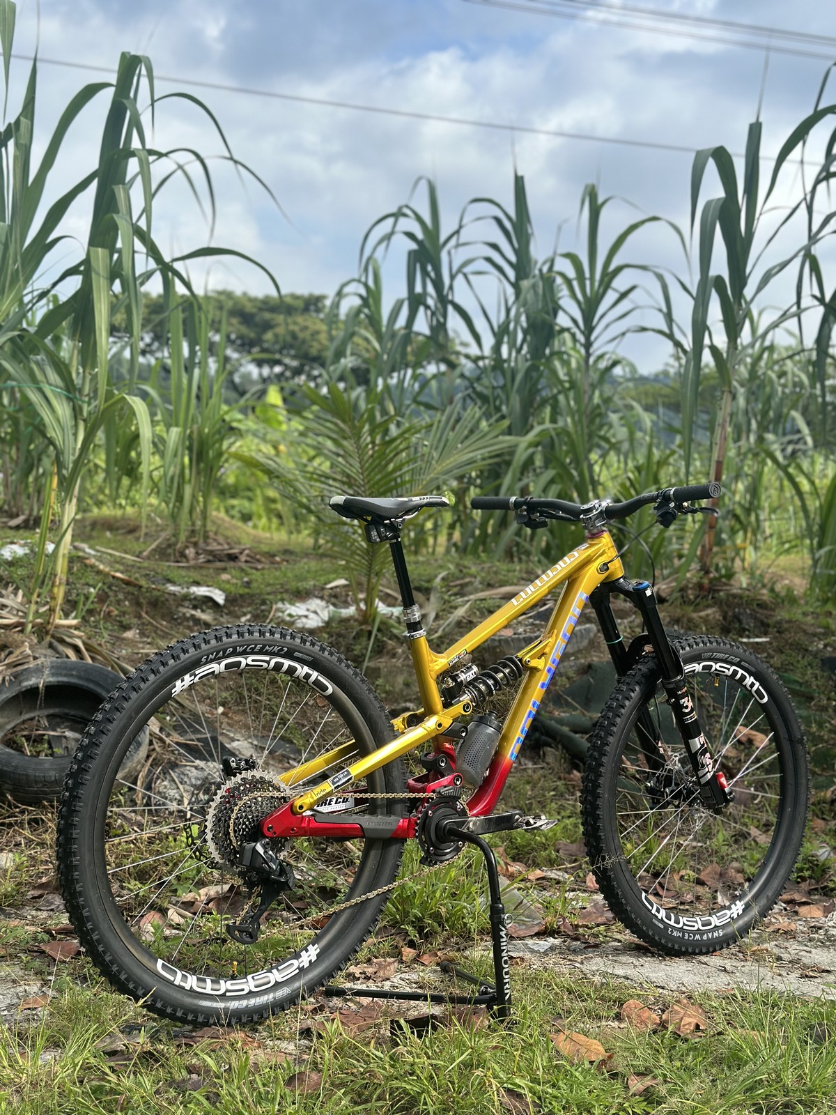POLYGON COLLOSUS N9 CUSTOM BUILD - AGS HOLESHOT's Bike Check - Vital MTB