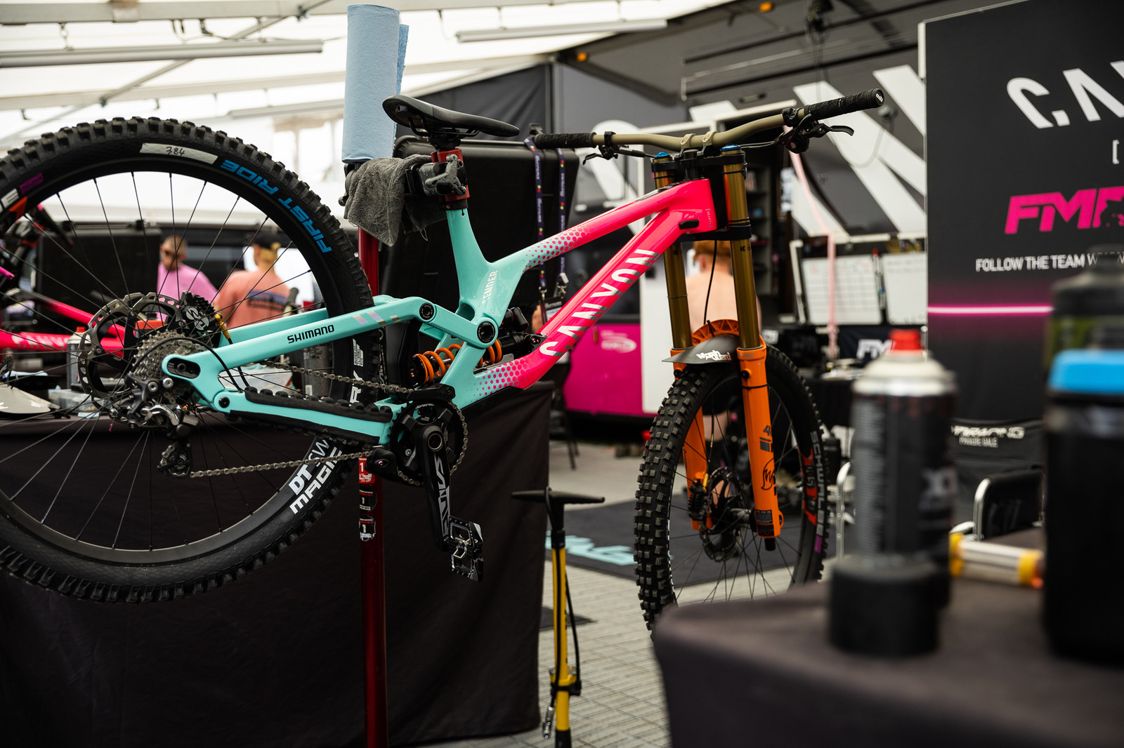 Canyon Sender - FMD Racing - PIT BITS 1 - 2023 Val di Sole World Cup ...