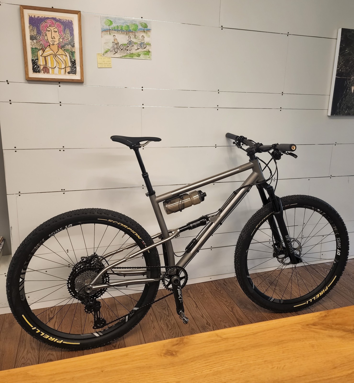 Cycle-Bau 3F custom titanium softail - guycanaan's Bike Check - Vital MTB
