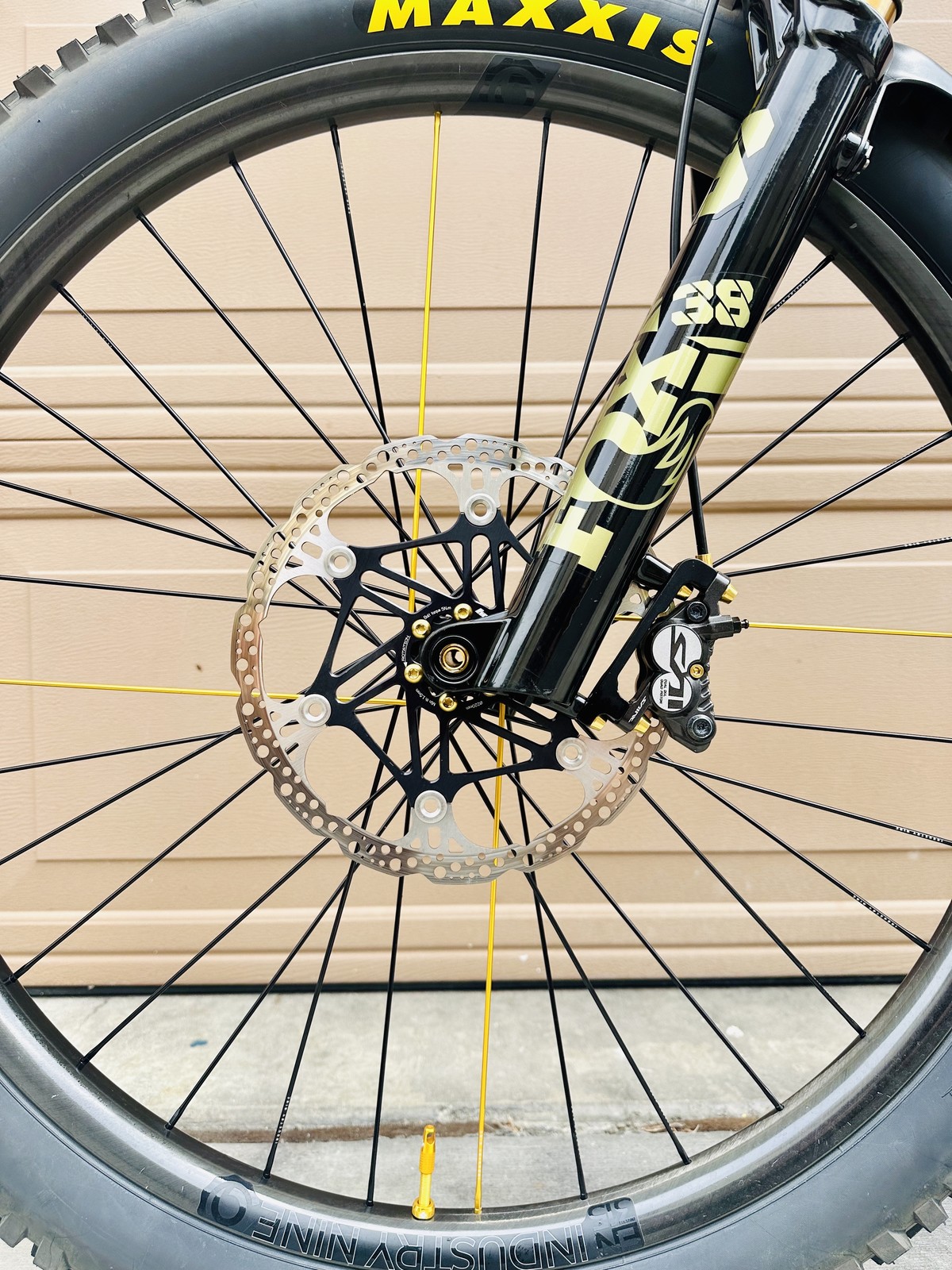 The Golden Rasberry - Custom Build - limey's Bike Check - Vital MTB