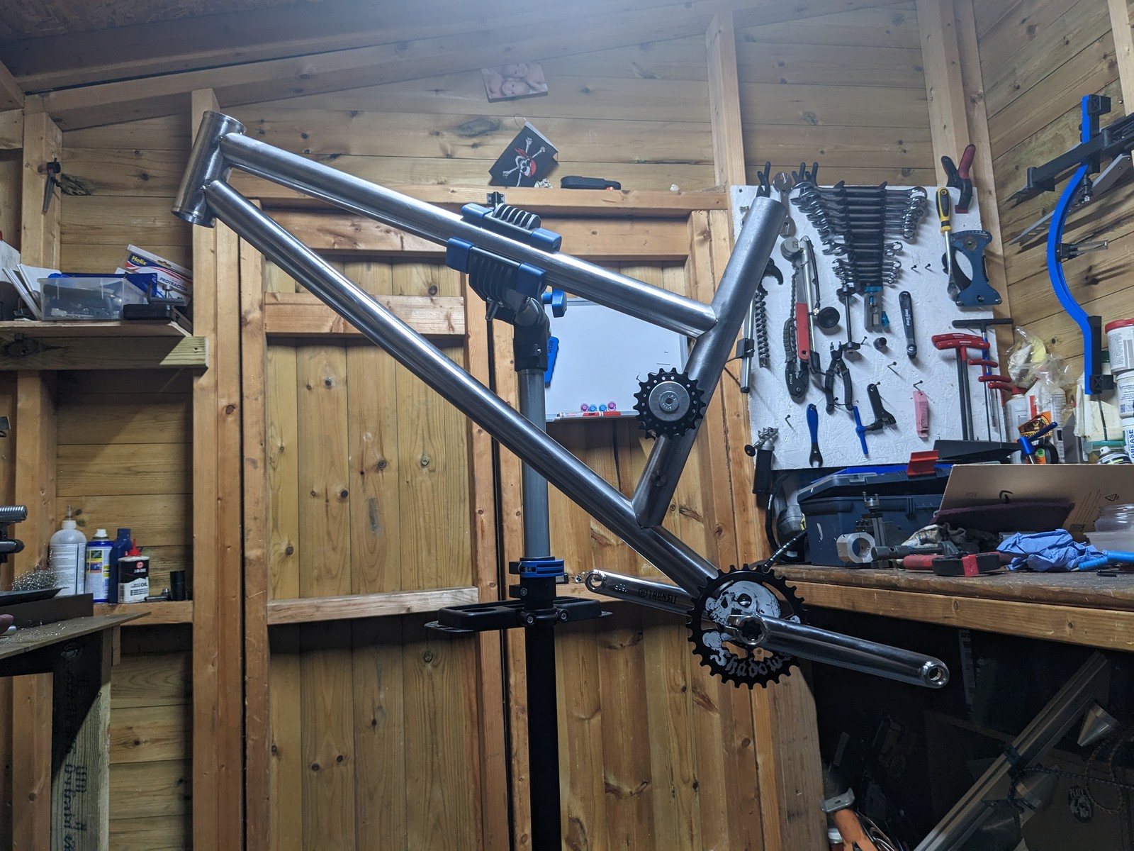 handbuilt steel dh bike - pirate cycles's Bike Check - Vital MTB