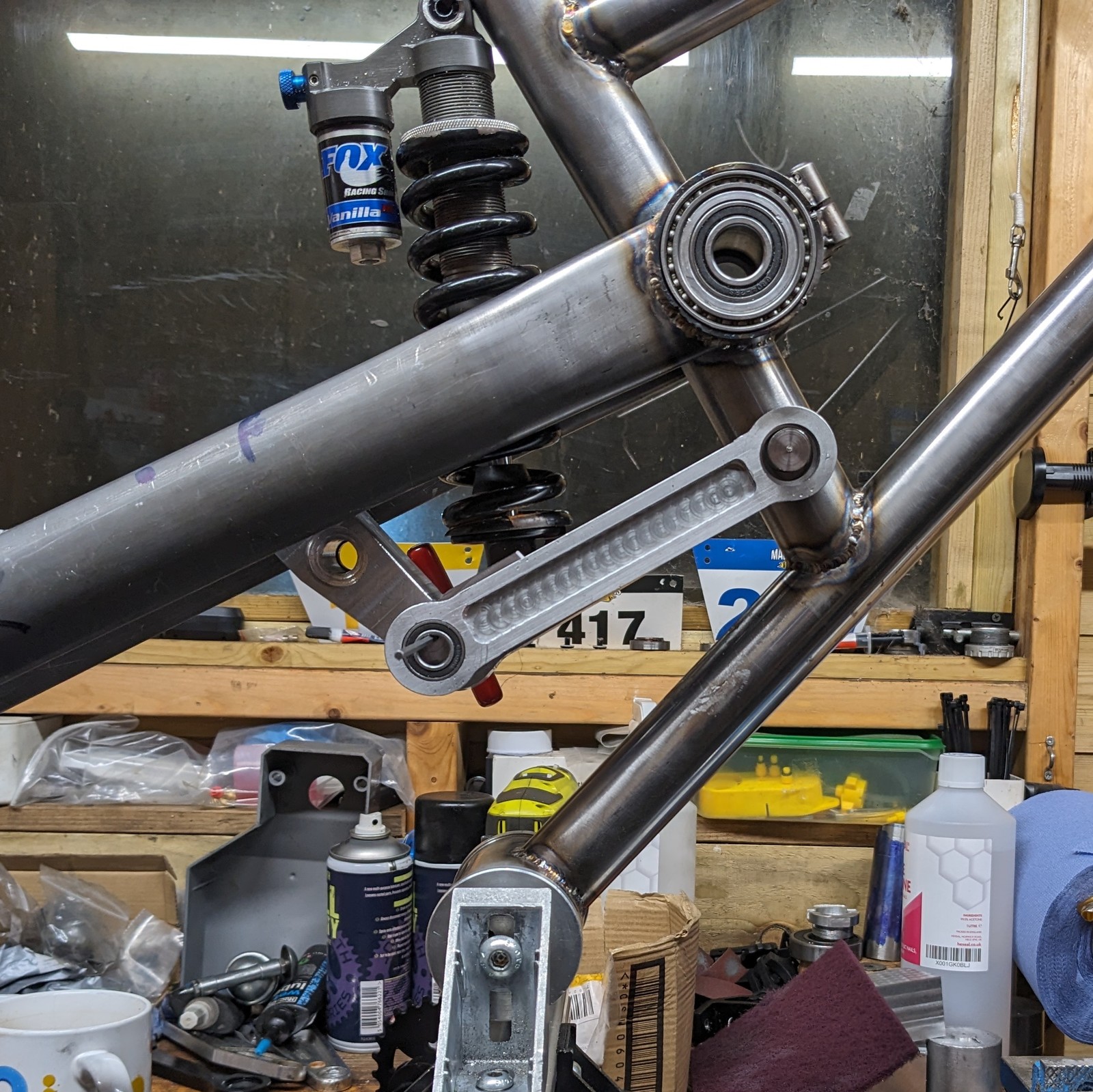 handbuilt steel dh bike - pirate cycles's Bike Check - Vital MTB