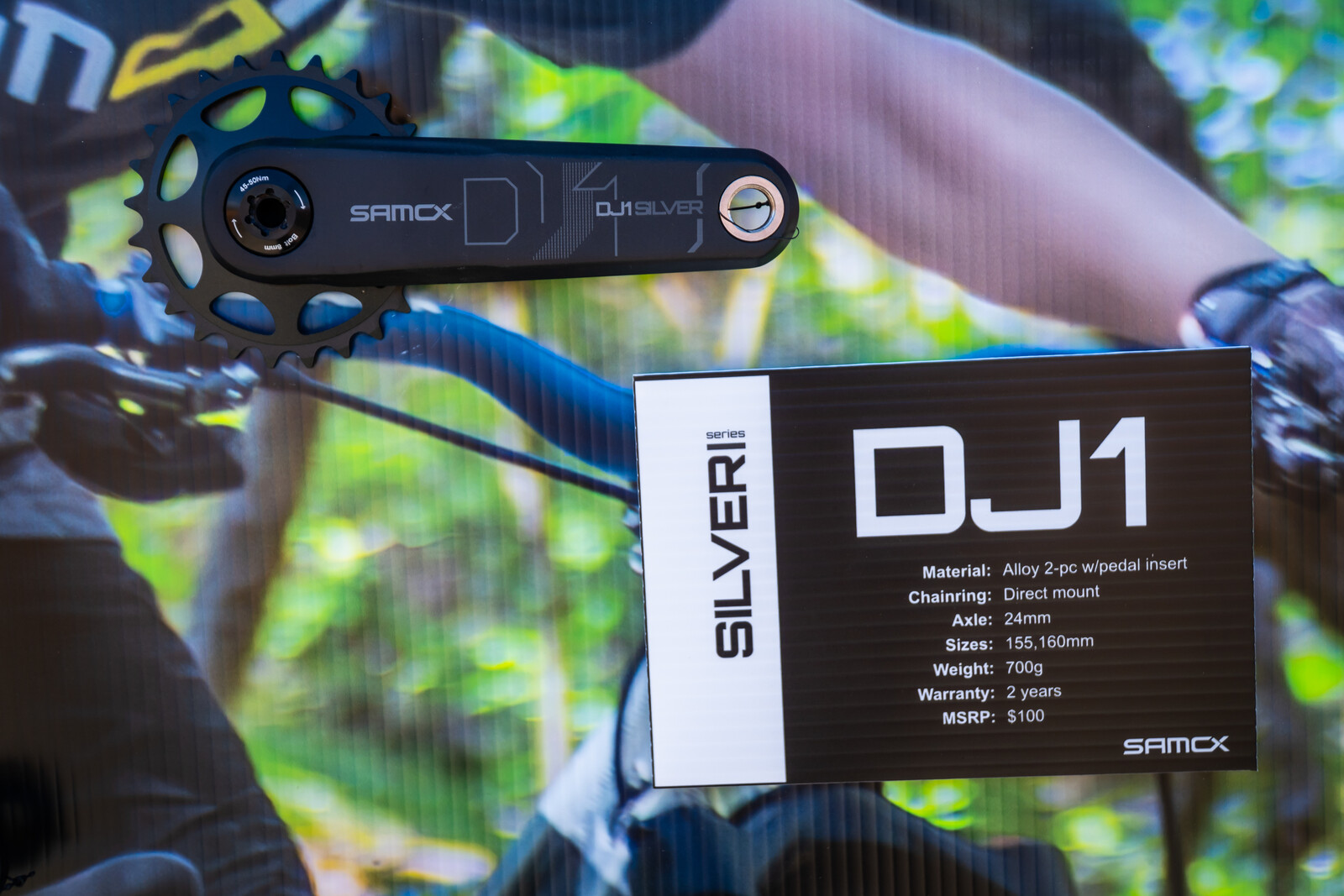 Samox Silver DJ1 alloy crank - Sea Otter 2025 Day 2 Part 1 - Mountain ...