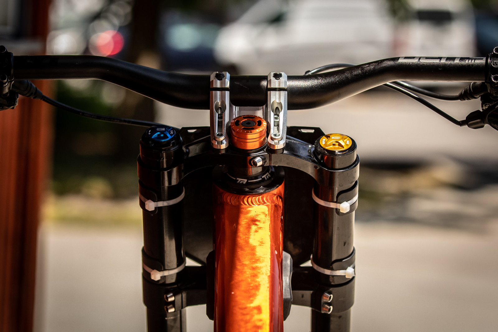 Corey Jackson's custom painted Transiton TR11. Deity cockpit - PIT BITS ...