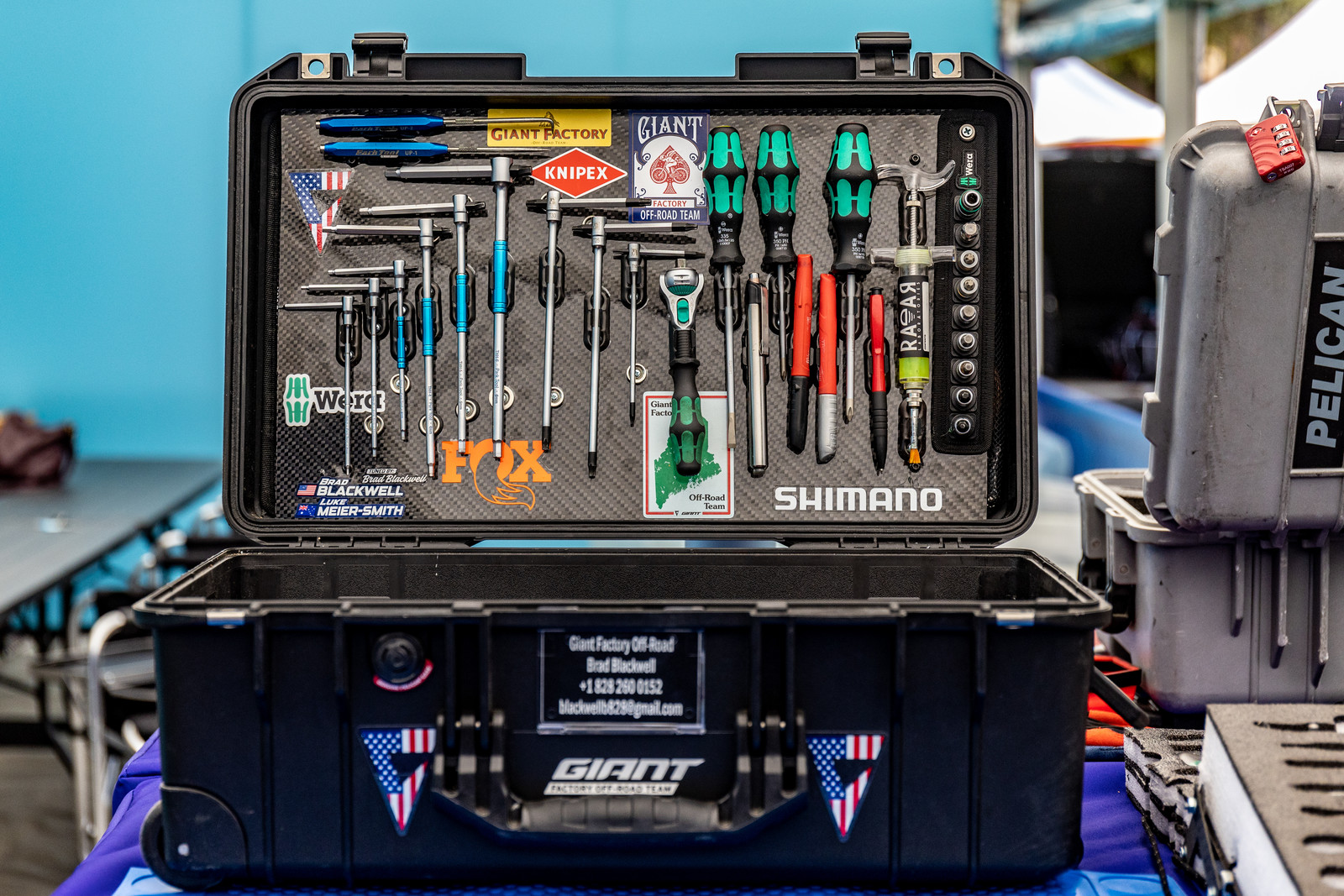 Brad Blackwell's Toolbox - Giant Mechanic - PIT BITS - 2023 World Cup ...