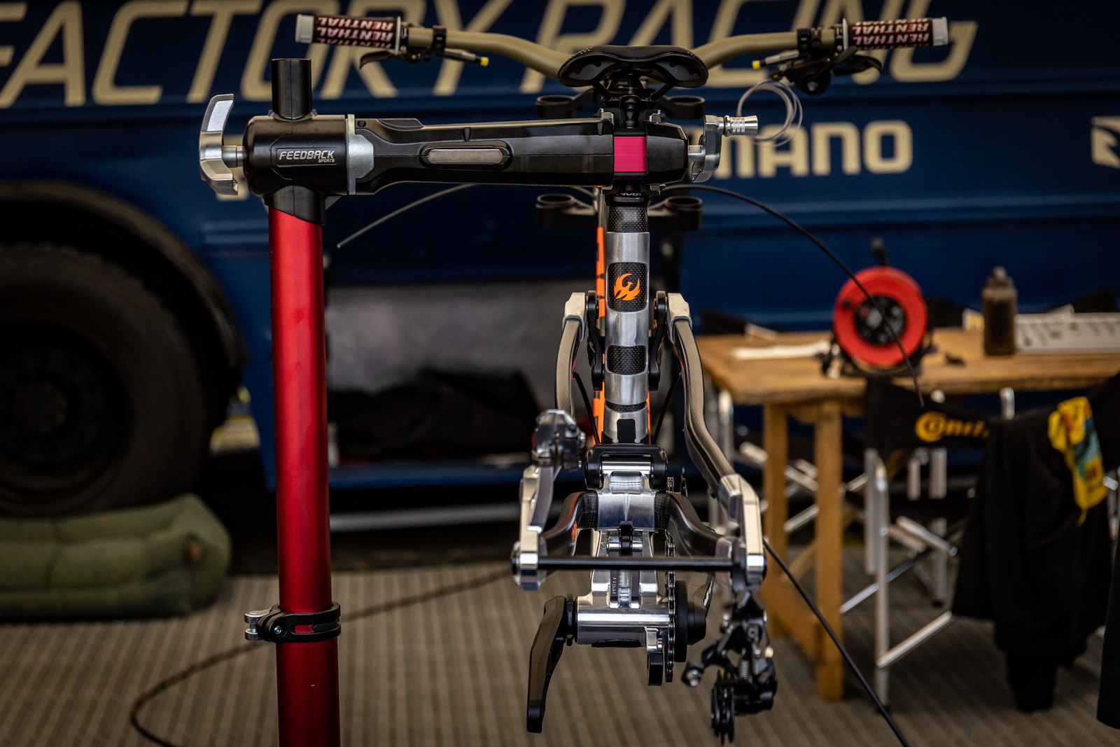 Pivot Prototype Downhill Bike - PIT BITS 2 - 2023 World Cup Downhill ...