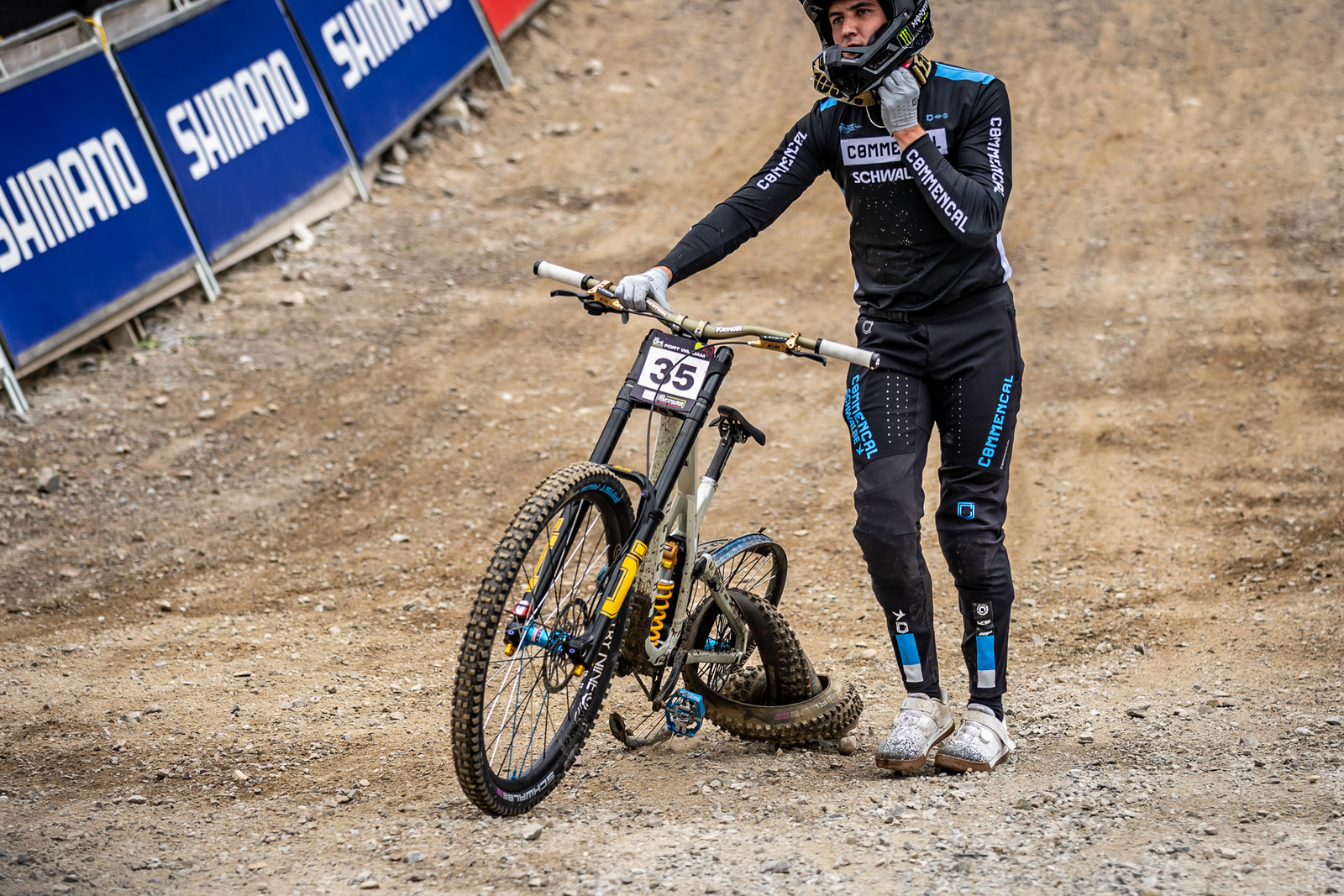 Austin Dooley - Fort William World Cup Downhill Race Day - Mountain ...