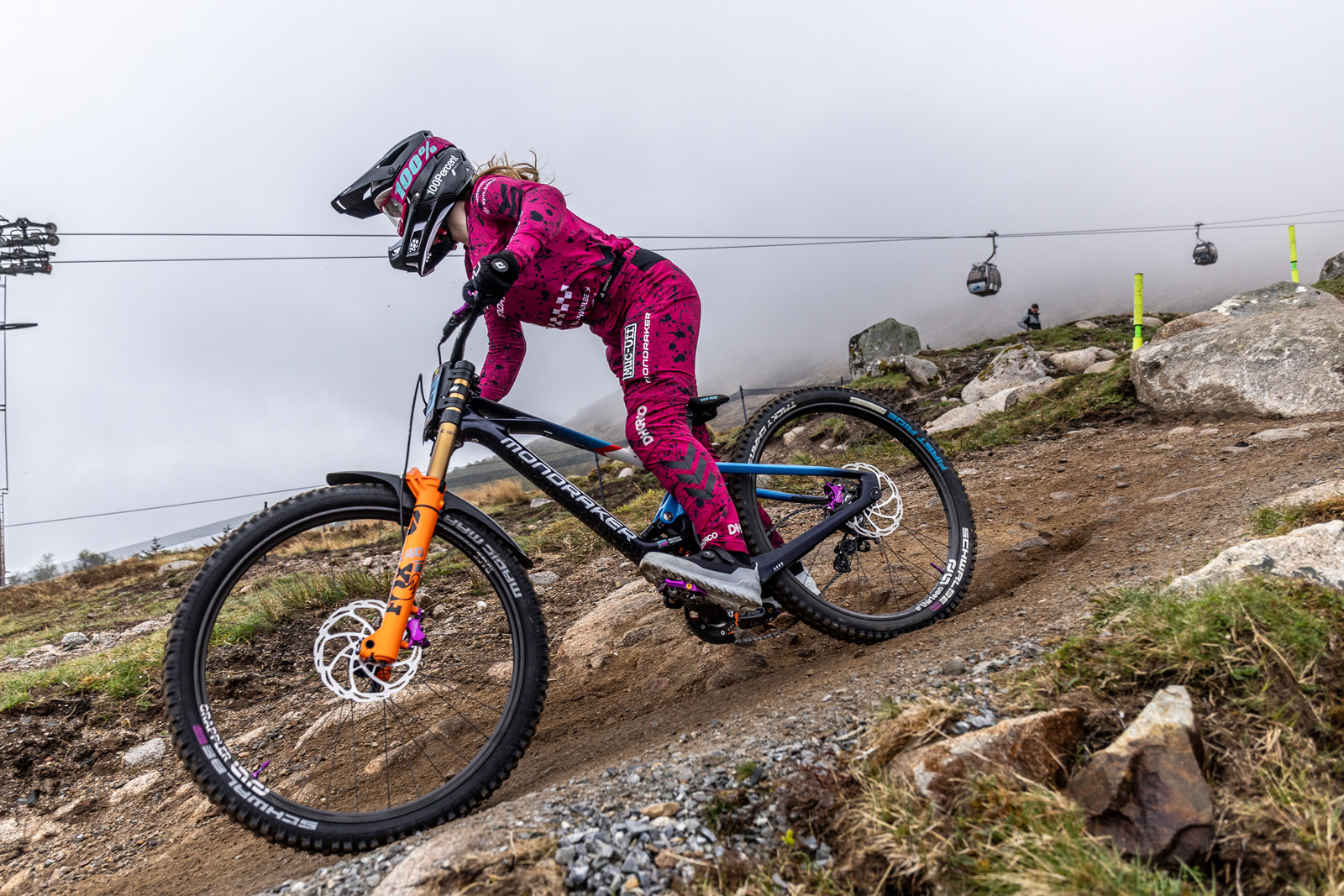 Heather Wilson - Fort William World Cup Downhill Race Day - Mountain ...