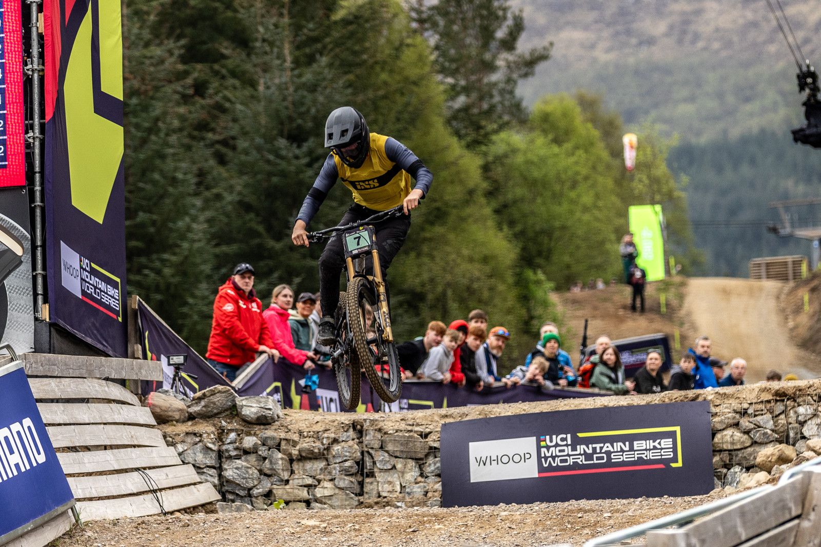 Luke Wayman - Fort William World Cup Downhill Race Day - Mountain ...