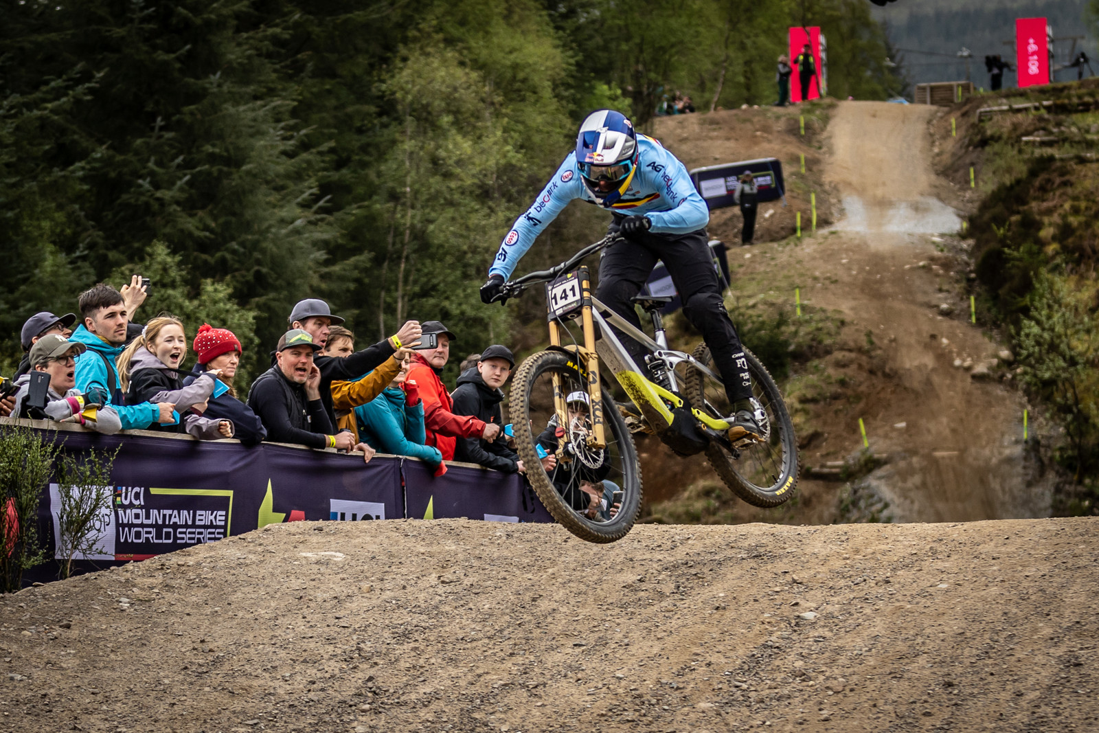 Martin Maes - Fort William World Cup Downhill Race Day - Mountain ...