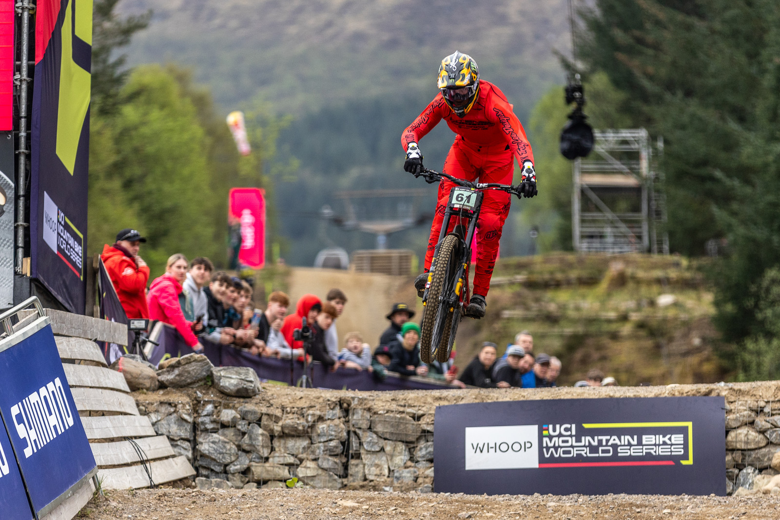 Ryder Lawrence - Fort William World Cup Downhill Race Day - Mountain ...