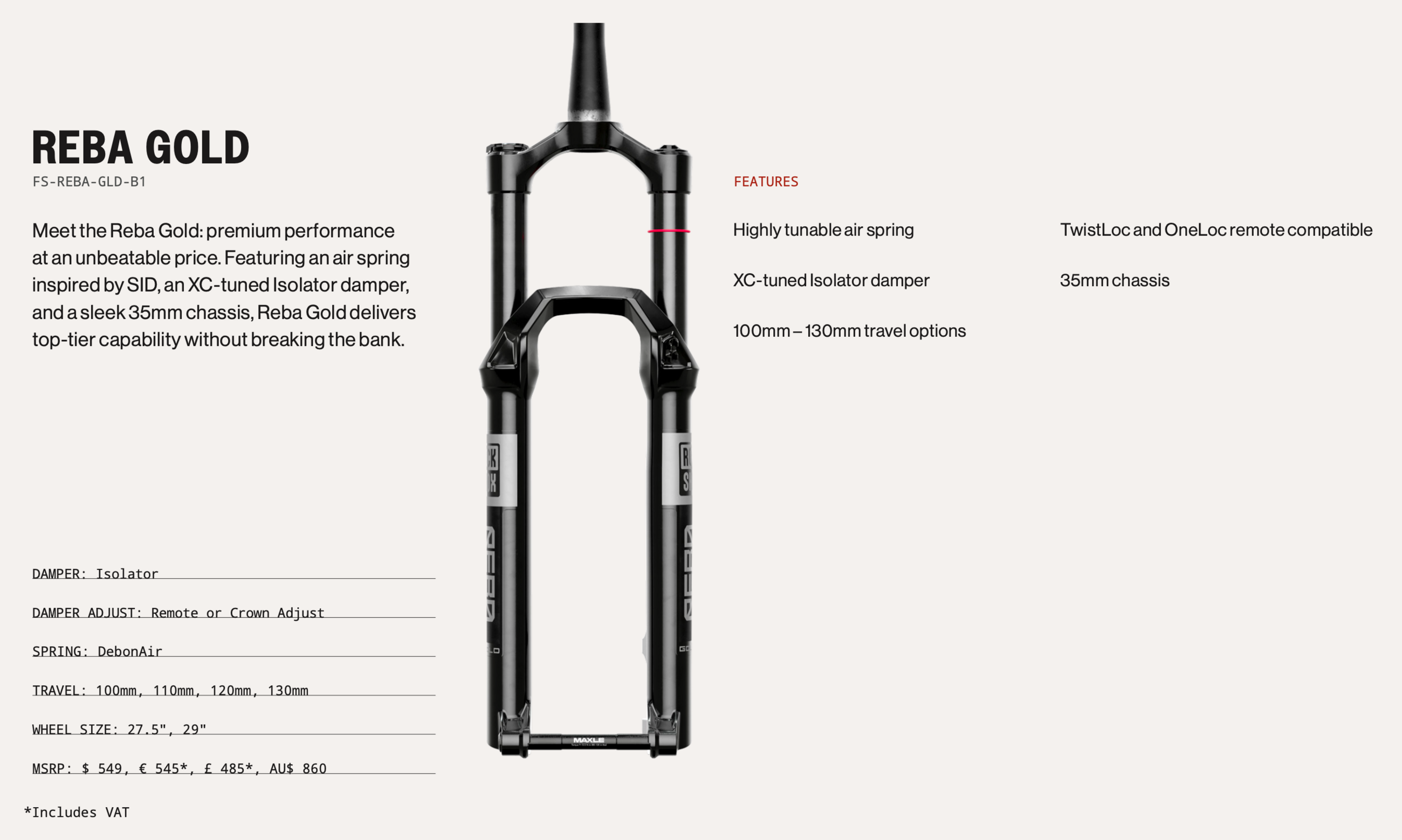 RockShox Updates Its SID SL and Reba XC Forks For 2026 - Mountain Bike ...