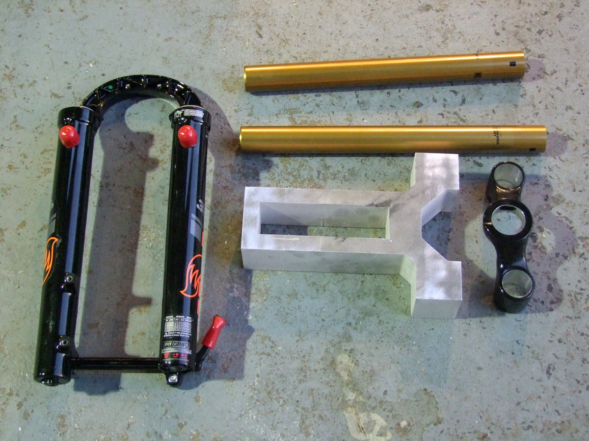 Hybrid Girderfork/Telefork dual suspension - The Hub - Mountain Biking ...